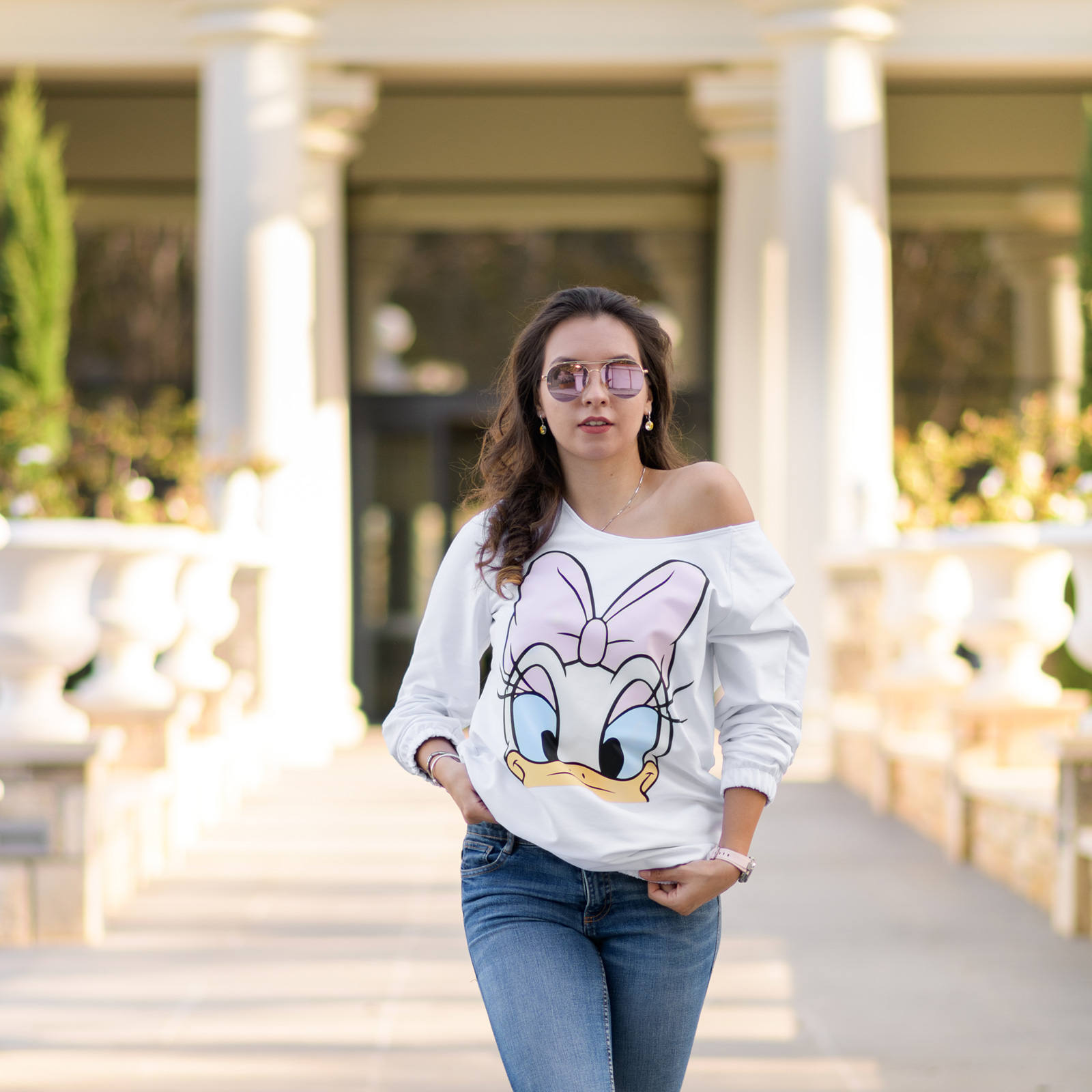 Дамска блуза с принт 500411 | Ray Apparel